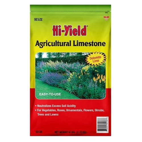 Hi-Yield 32136 Agricultural Lime 100 sq ft 6 lb