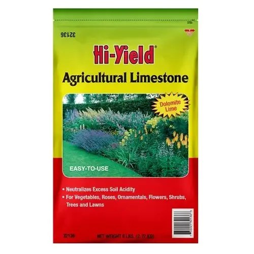 Hi-Yield 32136 Agricultural Lime 100 sq ft 6 lb Buy Now