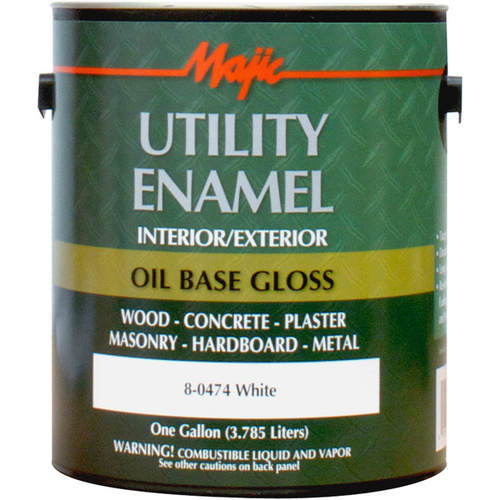 Majic Paints 8-2474-GAL Interior/Exterior Utility Enamel Oil Based ...