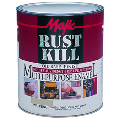 Majic Paints 8-5812-4 Rust Kill Oil Base Primer 1/2 Pint - Gray Buy Now