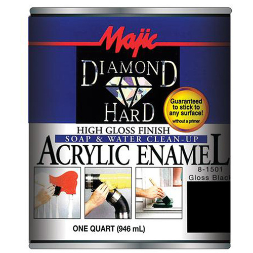 Majic Paints 8-1501-2 Diamondhard Anti-Rust Acrylic Paint, High Gloss ...