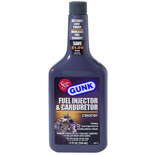 Gunk M4912 Fuel Injector and Carburetor Cleaner, 12 oz, Diesel