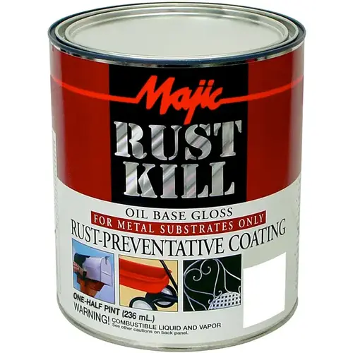 Majic Paints 8-6001-4 Rust Kill Oil Base Gloss Rust-Preventative ...