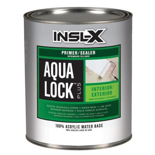 Insl-X AQ0400099-04 Primer and Sealer Aqua Lock White Flat Water-Based ...