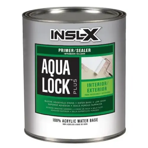 Insl-X AQ0400099-04 Primer and Sealer Aqua Lock White Flat Water-Based ...