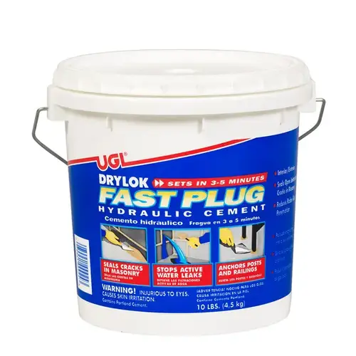 UGL 00924 Fast Plug Series Hydraulic Cement, Gray, Powder, 10 lb Buy Now
