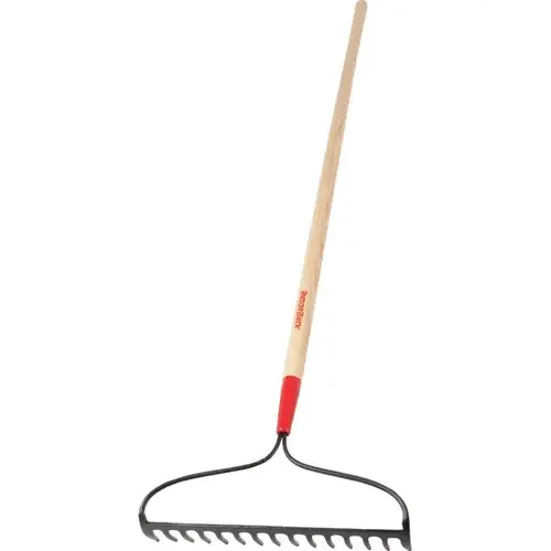 Razor-Back 63141 Bow Rake, 3-1/4 in L Head, 16.325 in W Head, 15 -Tine ...