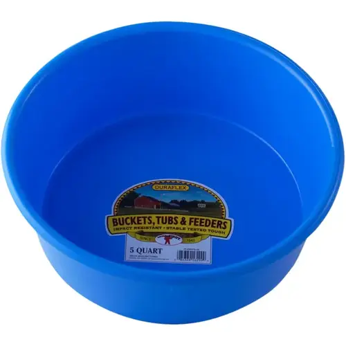 Miller P5BERRYBLUE Pan/Tub 5 Quart Rubber-Polyethylene Sapphire Blue ...