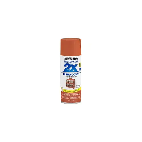 Rust-Oleum 249084 PAINTER'S Touch Satin Spray Paint, Satin, Cinnamon ...
