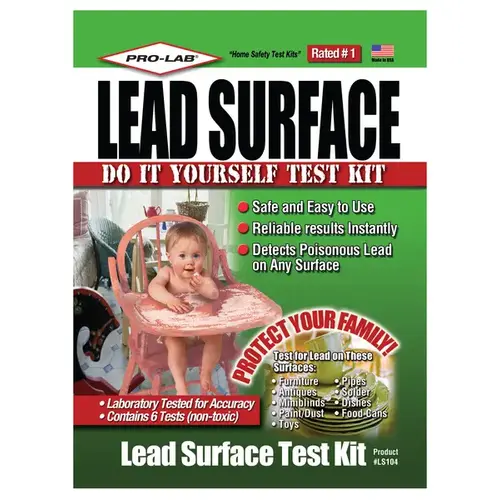 Pro-Lab LS104 Instant Results Test Strips Lead Surface Test Kit - pack ...