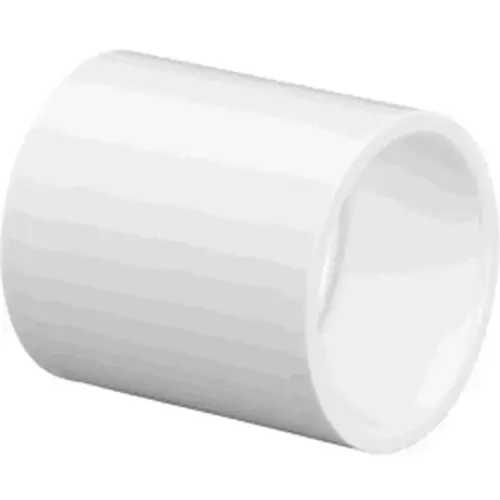 Lasco 429005BC Pipe Coupling, 1/2 in, Slip, PVC, White, SCH 40 Schedule Buy Now