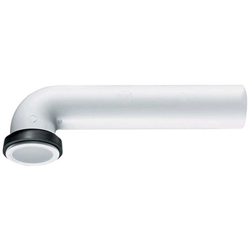 PlumbCraft 7674500N Garbage Disposal Elbow Plastic White