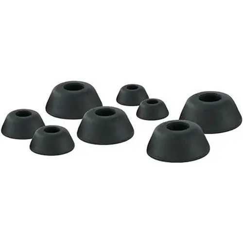 PlumbCraft 7520700N Assorted Cone Washers .9" D Neoprene Rubber Black ...