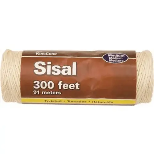 KingCord 300141BG #32 x 420 ft. Natural Twisted Sisal Twine Buy Now