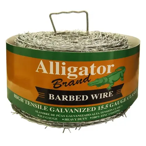 Alligator Brand 14201955 Barbed Wire 4-Point 15.5-Gauge 5"-Spacing ...