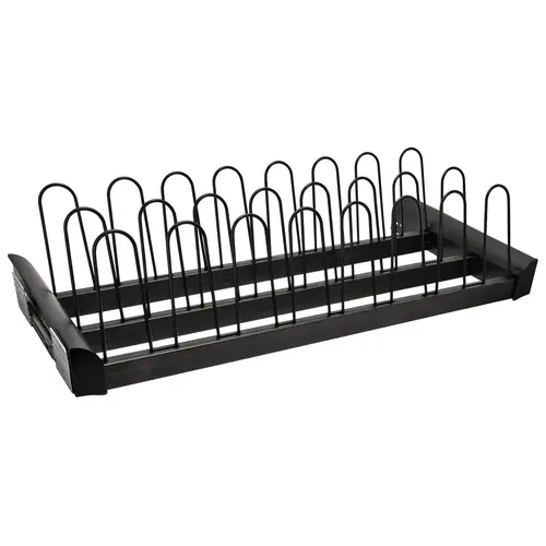 Hafele 807.77.571 Pull-Out Shoe Organizer, TAG ENGAGE 18" Black, 18 ...