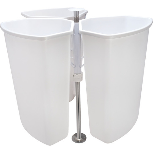 Hafele 503.14.700 Corner Recycling Bin, KV, Triple Bin Without door ...