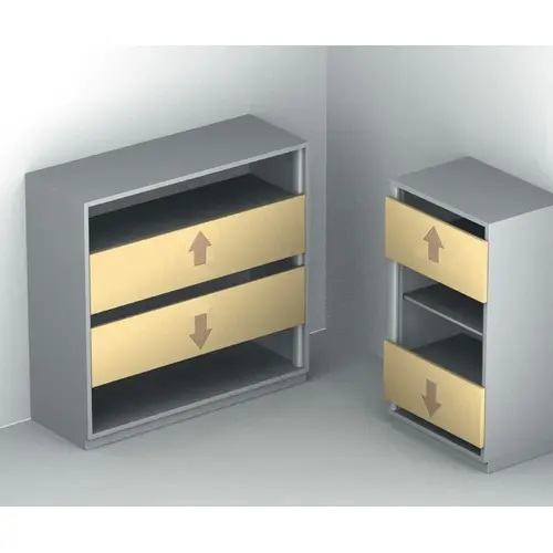 Hafele 403.20.010 Sliding door fitting, Hawa Libra 20 Synchro H IF/VF ...