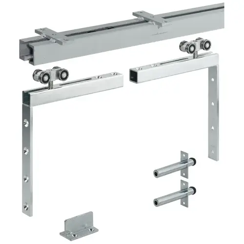 Hafele 942.41.000 Sliding Door Hardware, Hawa Super 500/B, set Top Hung ...