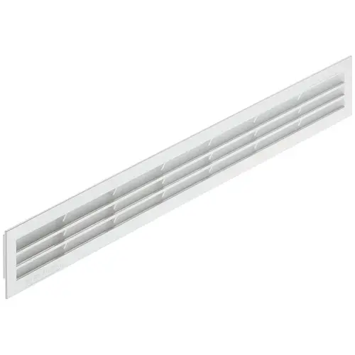 Hafele 571.70.706 Ventilation grill, Plastic Rectangular, White, 60 x ...