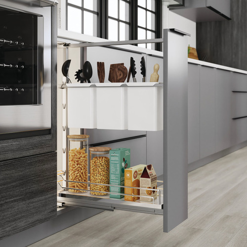 Hafele 595.98.991 Base Pull-Out Utility Kit, Dispensa 3 storage boxes 4 ...