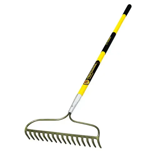 Truper R-16AM-FX 60 in. Forged Bow Rake, 16 tines, Fiberglass Handle ...