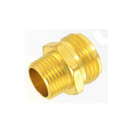 Gilmour 807504-1002 Hose Connector 1/2 & 3/4" Brass Threaded Double ...