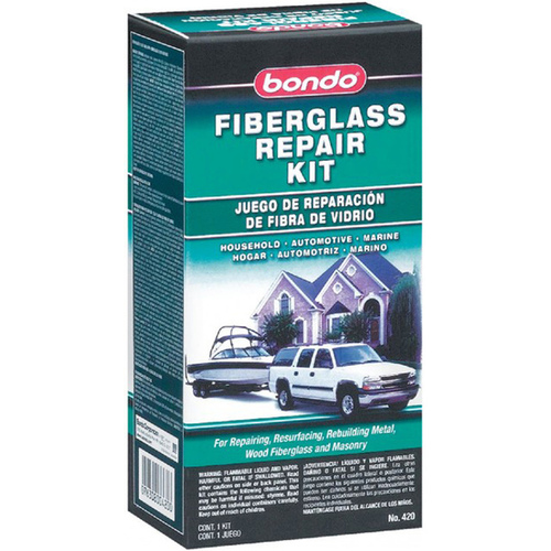 Bondo 420 Bondo Fiberglass Resin Repair Kit 1/2 Pint Can Clear Buy Now