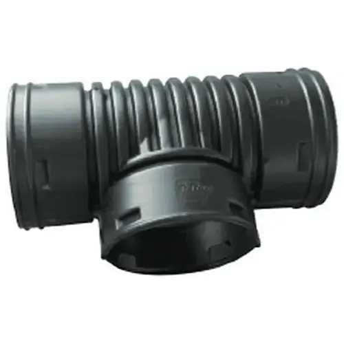 ADVANCED DRAINAGE SYSTEMS 0421AA Tee 4" Snap X 4" D Snap Polyethylene ...
