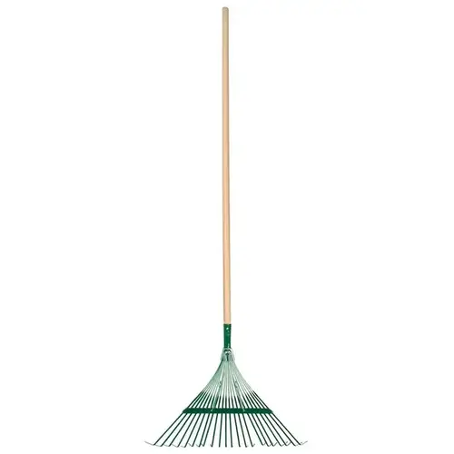 Alligator Brand 12900998 Leaf Rake Premium Series 22-Tine 22" with Wood ...
