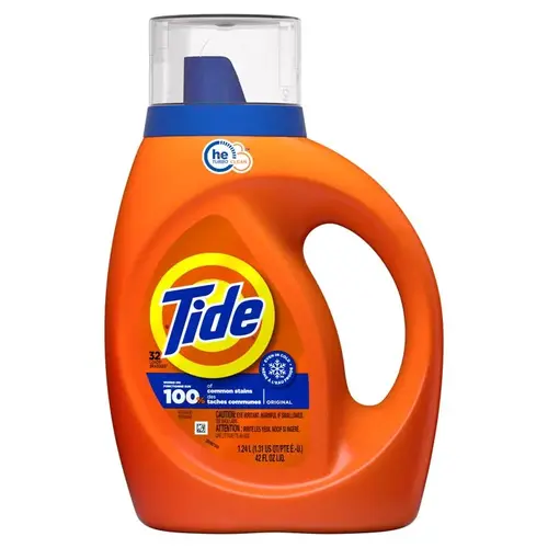 TIDE 80762759 Detergent HE Turbo Clean Original Scent Liquid 42 fl. oz ...