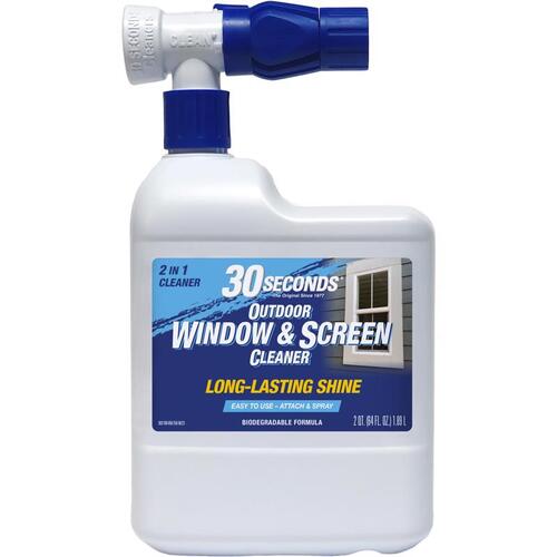 30 Seconds 30S100A Window Cleaner No Scent 64 fl. oz. Liquid Buy Now