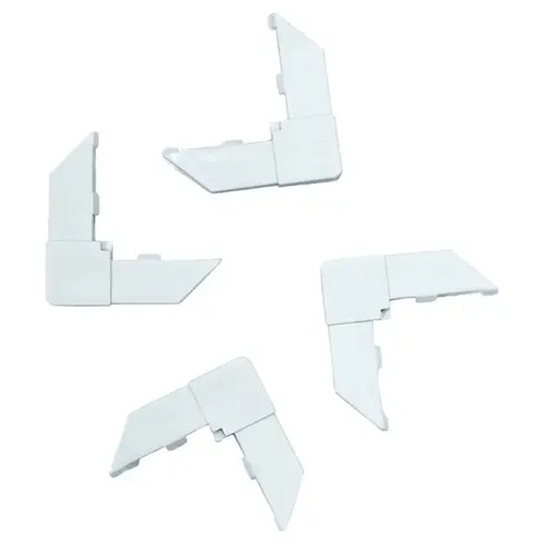 PHIFER INC 3047256 Screen Frame Corner White Plastic 3" W X 6" L White ...