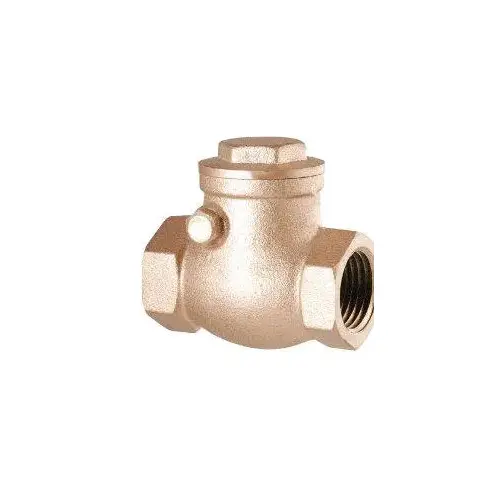 SOUTHERN VALVE & FITTING USA 640-015T Brass Threaded Swing Check Valve ...