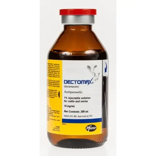 Zoetis Animal Health Group 10002350 Dectomax 1% Injectable Dewormer for ...