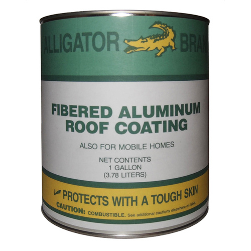 Alligator Brand 35510052 Fibered Aluminum Roof Coating 1-gallon