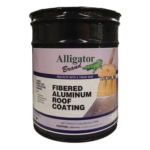 Alligator Brand 35510044 Fibered Aluminum Roof Coating 5-gallon Buy Now