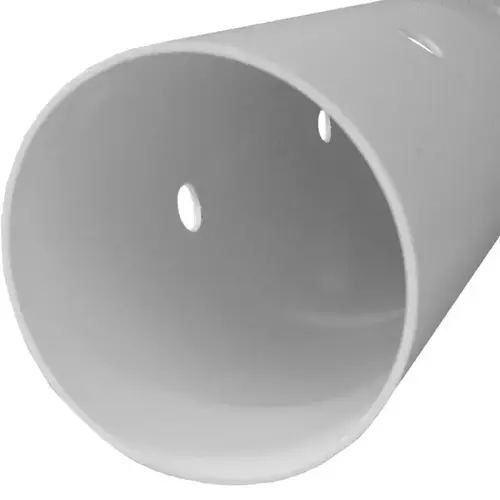 Silver Line Plastics 40041 Belled End Perforated Sewer & Drain PVC Pipe ...