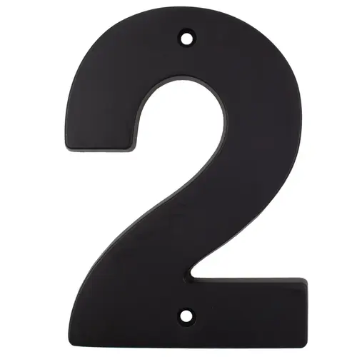 Stone Harbor Hardware 5052-19 5" Contemporary House Number 2 - Matte ...