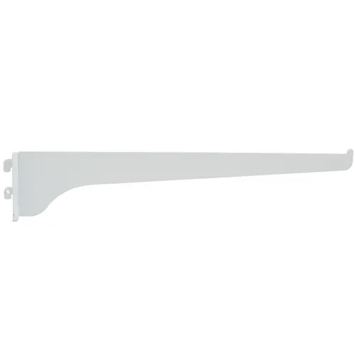 Stone Harbor Hardware 76213-WH 12" Single Track Shelf Bracket - White ...