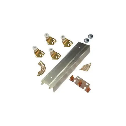 Johnson Hardware 2200F721 2200F721 2 Door Bypass Hardware Set with 72 ...