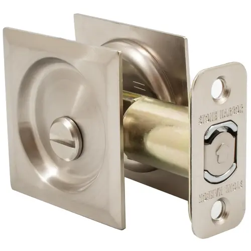 Stone Harbor Hardware 817-15 Contemporary Square Pocket Door Lock ...