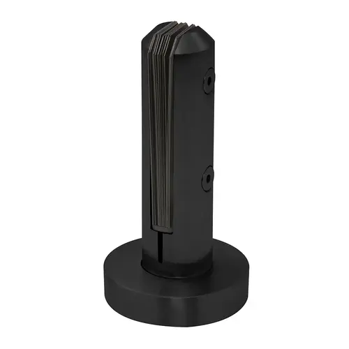 CRL AFWC4SMBL Matte Black Low Profile Round One-Piece Surface Mount ...