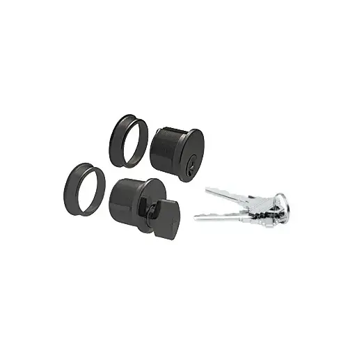 CRL DRA1020MBL Matte Black Keyed Cylinder/Thumbturn Combo Buy Now