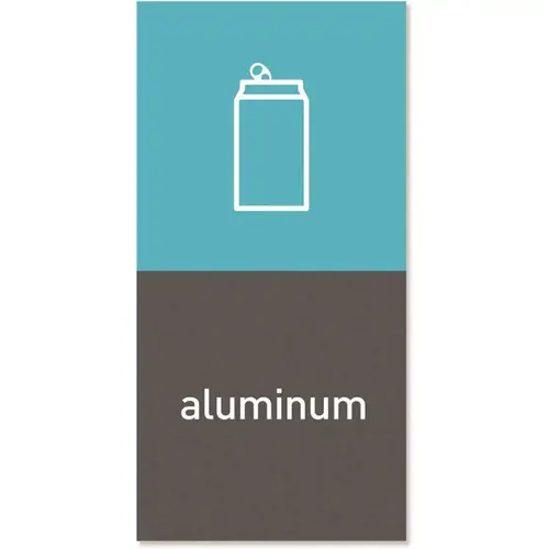 Simplehuman KT1172 Recycling Magnetic Labels -Aluminum - 4" X 8" Buy Now