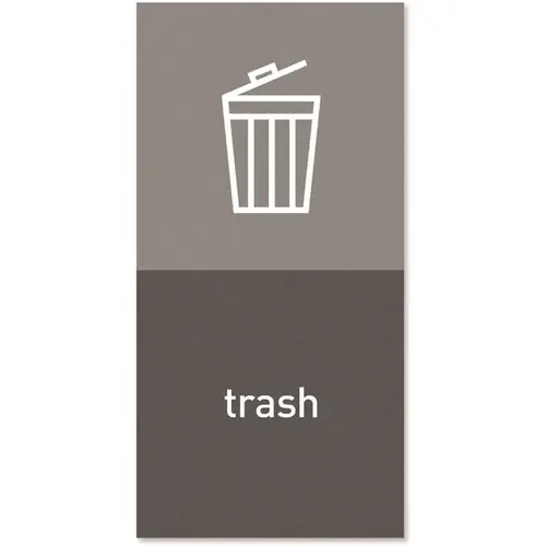 Simplehuman KT1170 Recycling Magnetic Labels - Trash - 4"x 8" Buy Now