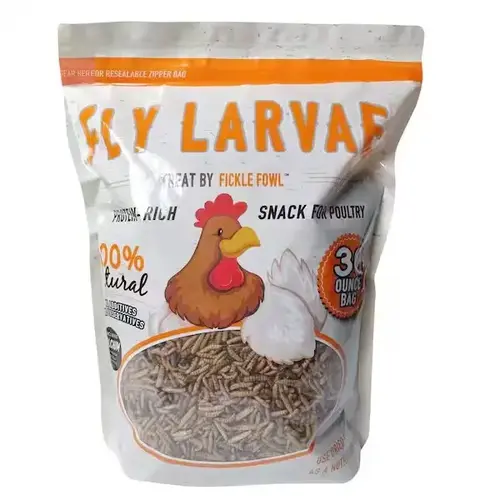 BUFFALO DBSFL30F Fickle Fowl Fly Larvae Mix - 30 oz Bag Buy Now