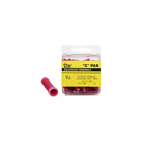 CRL C67202 Insulated Solderless Splice Connectors for Wire Size 22-18 Gauge