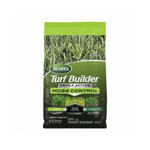 SCOTTS LAWNS 40212 Lawn Fertilizer Turf Builder Moss and Fungus Control ...