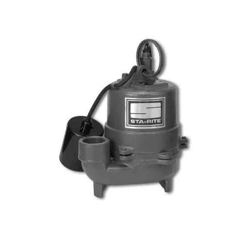 Pentair EC333120T Sta-Rite EC3 Series Cast Iron Submersible Effluent ...